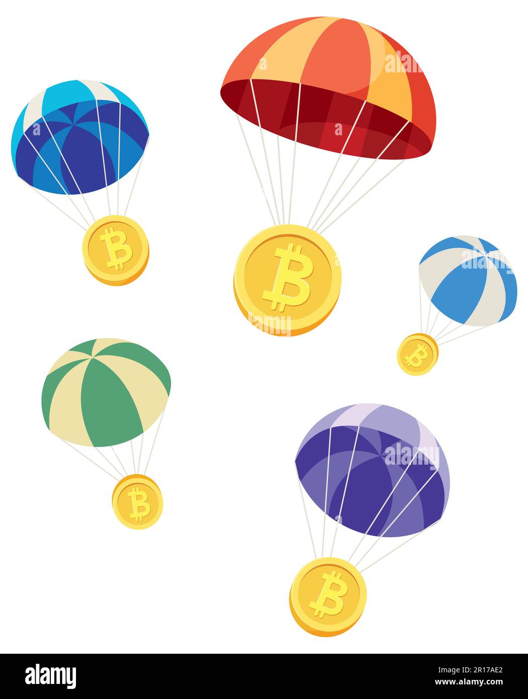 Crypto Airdrop on White Stock Vector Image & Art - Alamy