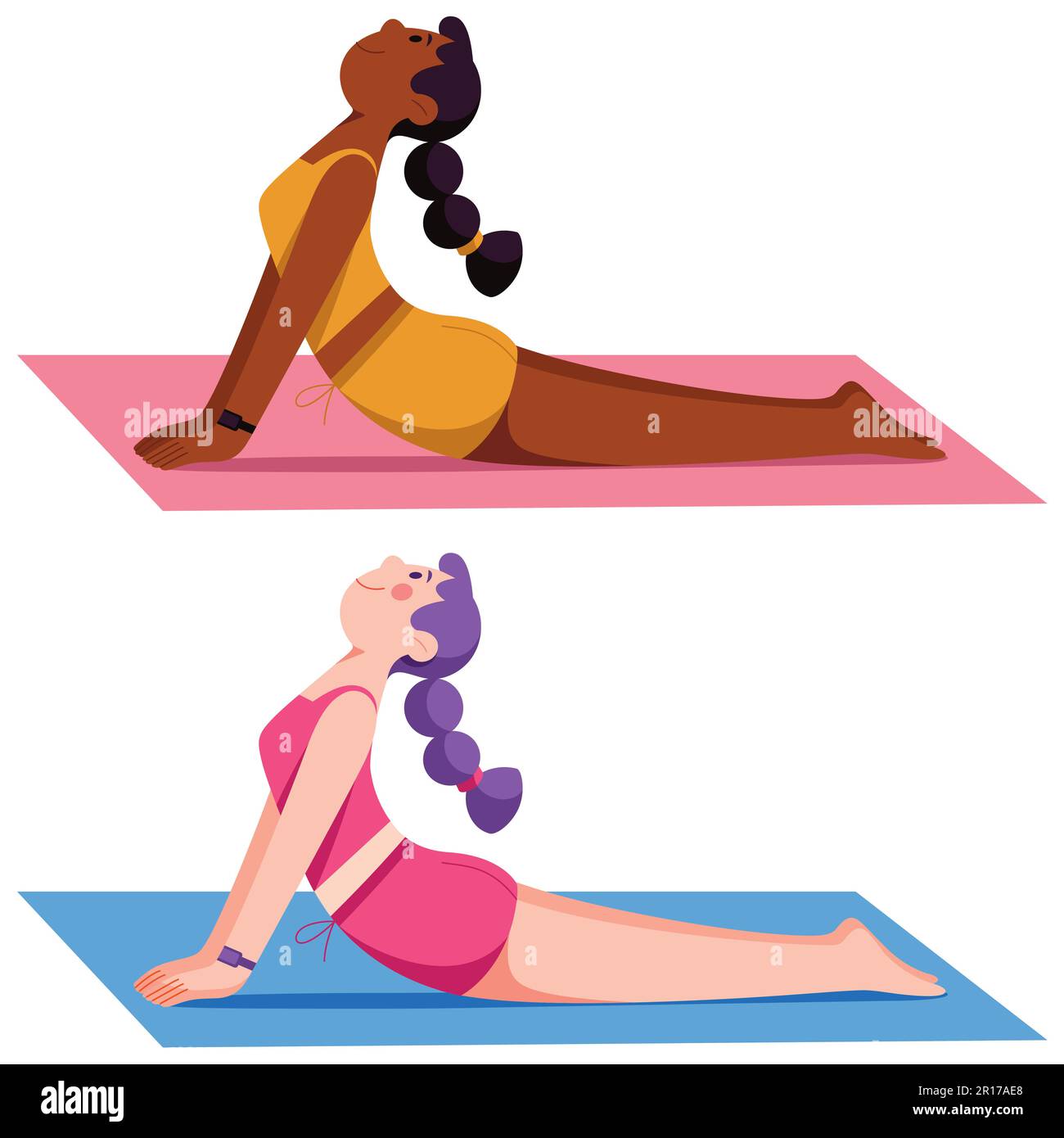 Student yoga Stock Vector Images - Alamy