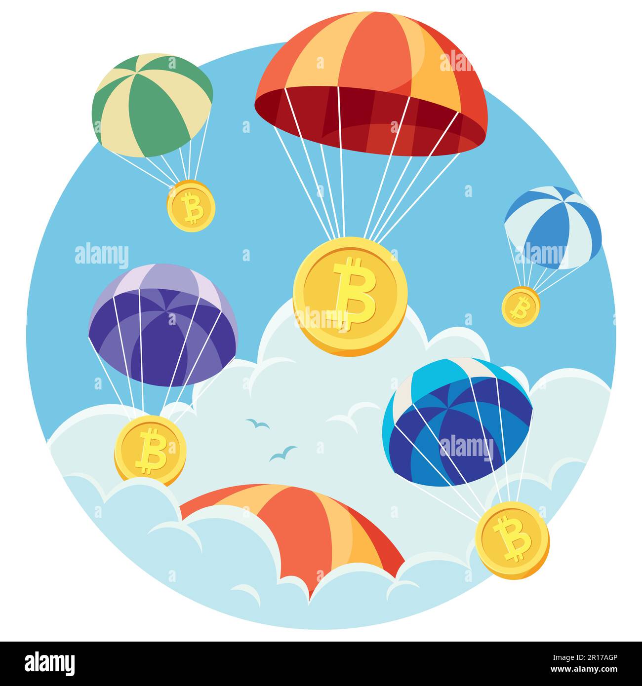 Money falling wallet on white Stock Vector Images - Alamy