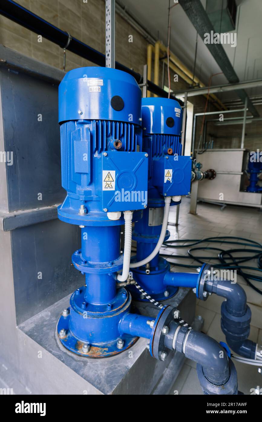 Boiler station and boiler room. Engine room, technical equipment Stock ...