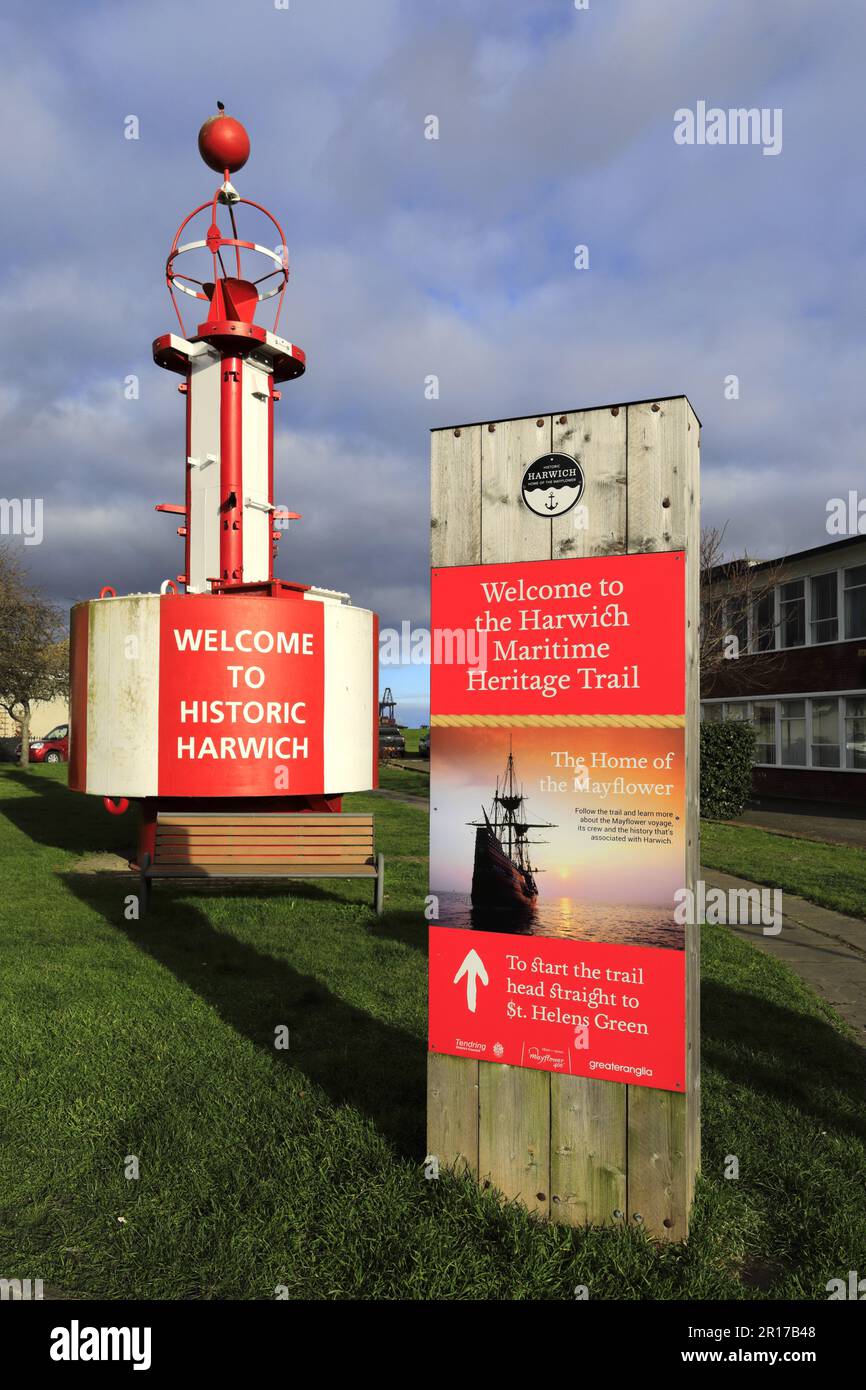 The Maritime Heritage Trail at Harwich town, Tendring district, Essex ...