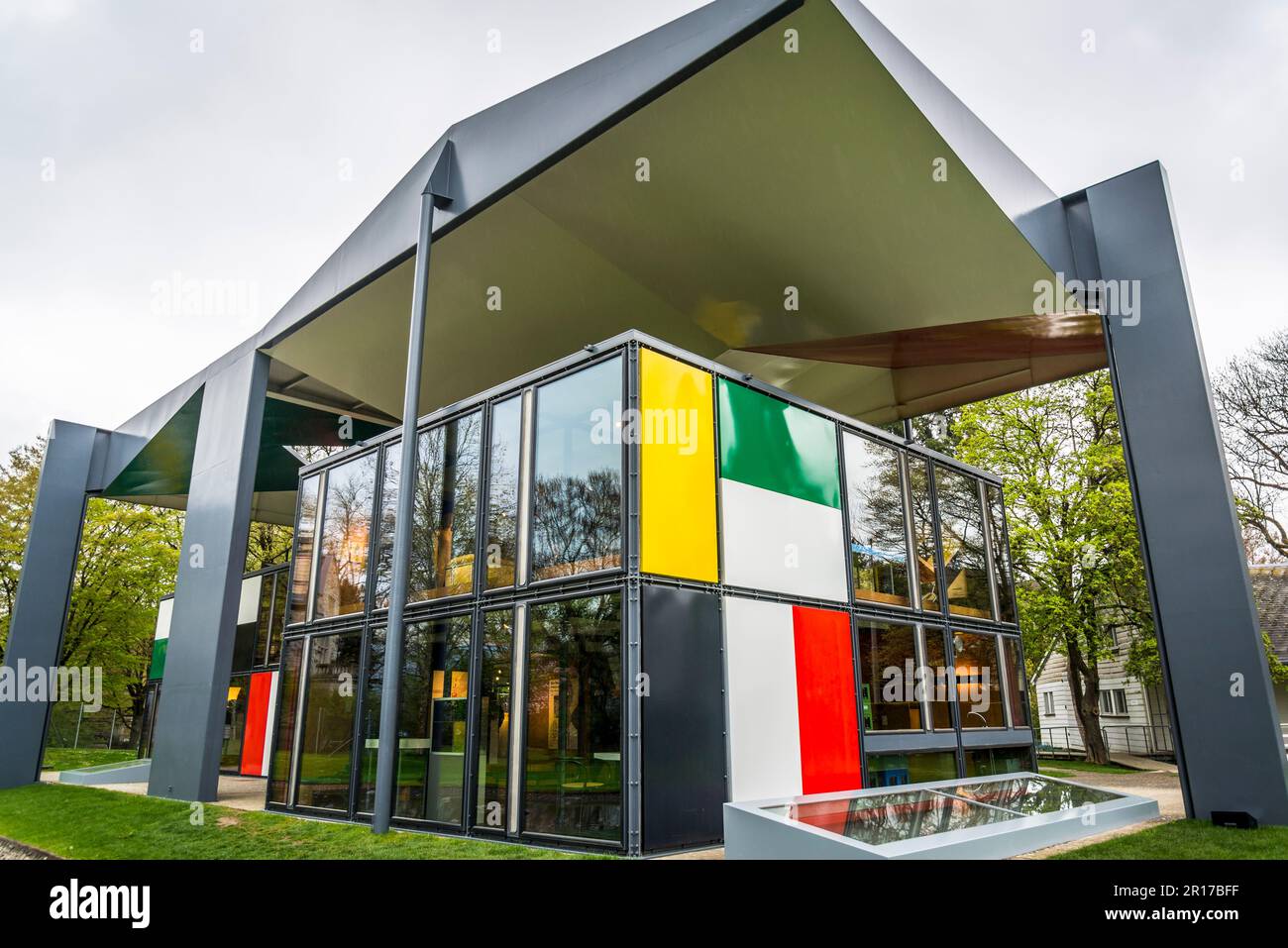 Le Corbusier Pavillon, a Swiss art museum in dedicated to the work of ...