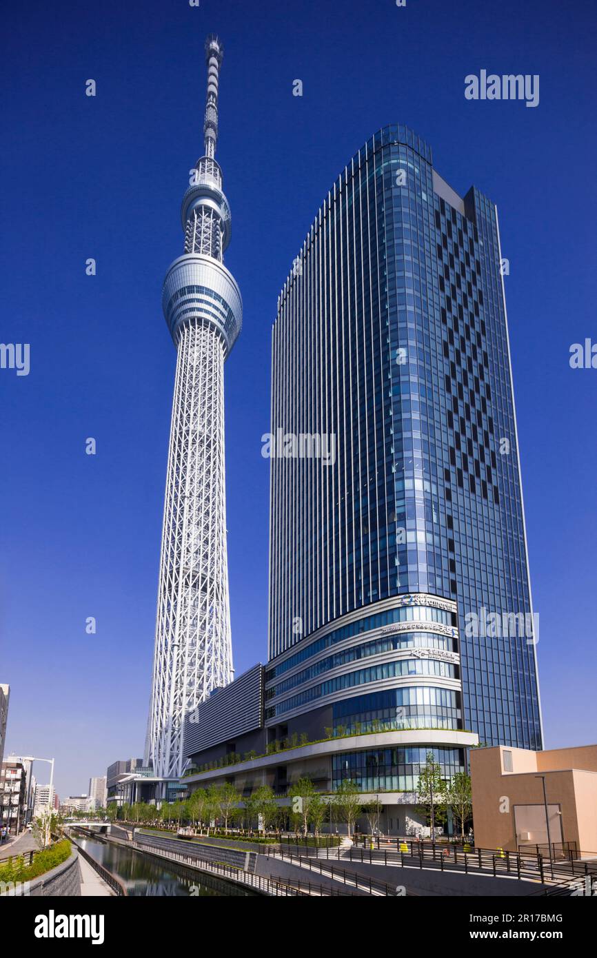Tokyo SkyTree and Tokyo SkyTree Tower East Stock Photo - Alamy