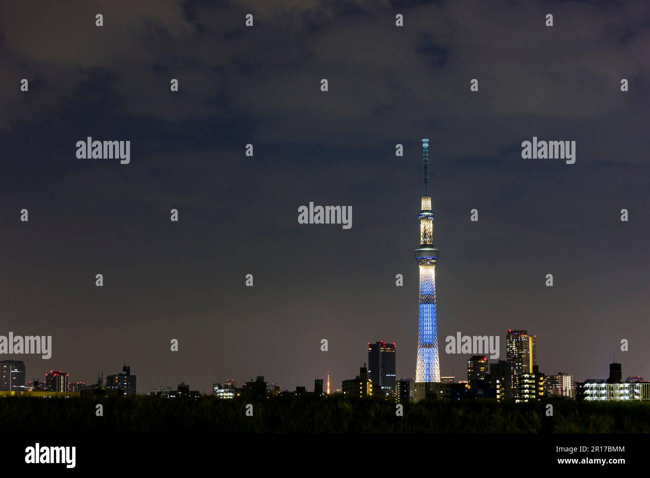 Tokyo Sky Tree and Tokyo Tower lit up Stock Photo - Alamy Tokyo Sky Tree and Tokyo Tower lit up Stock Photo - Alamy