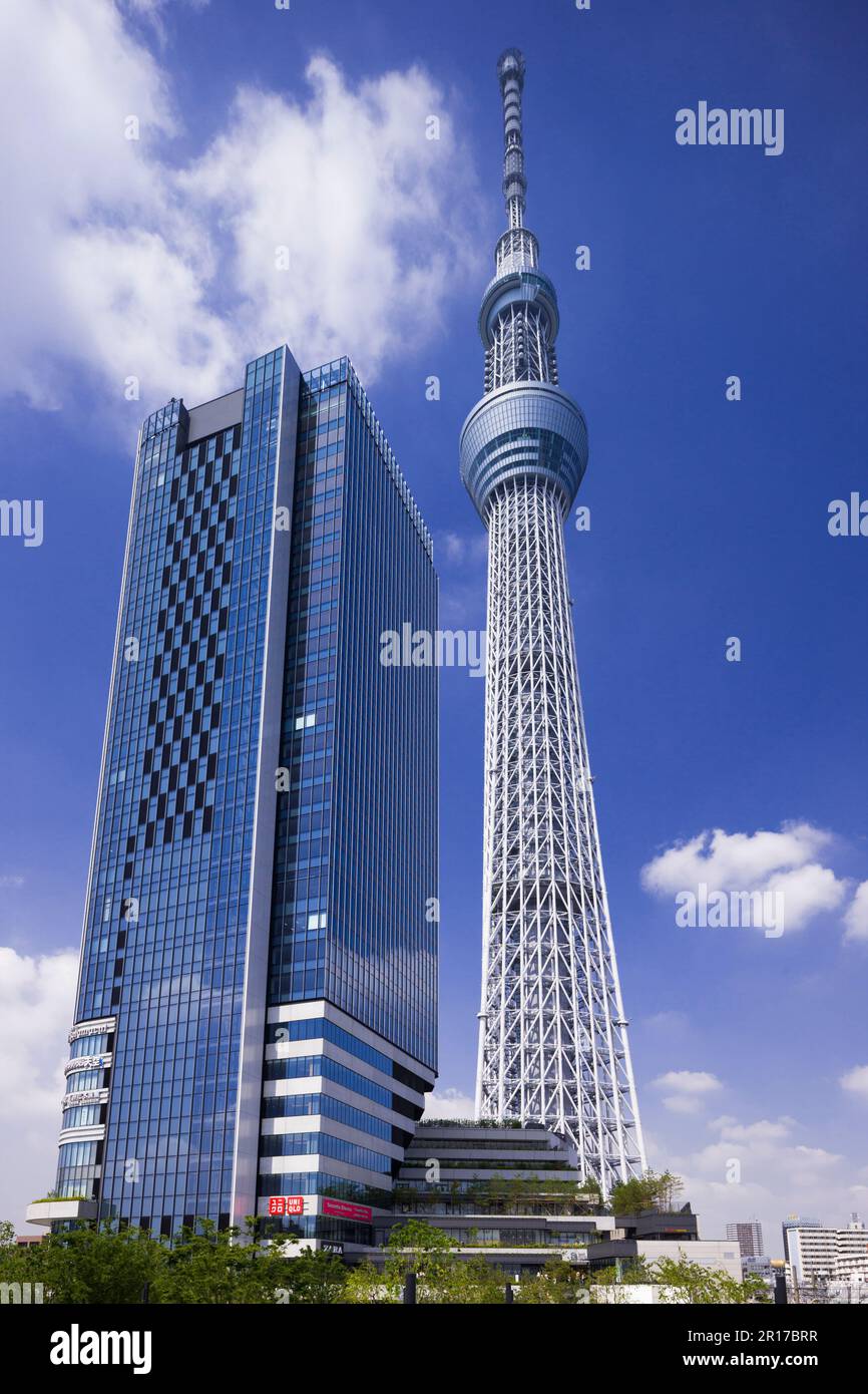 Tokyo SkyTree and Tokyo SkyTree Tower East Stock Photo - Alamy