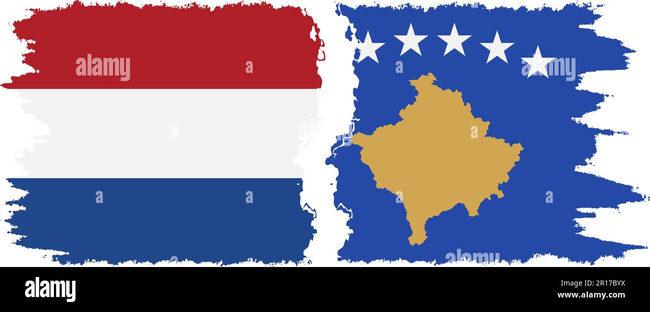 Kosovo netherlands flag hi-res stock photography and images - Alamy