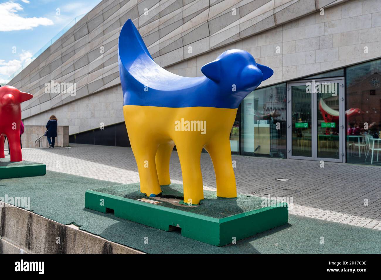 Liverpool, UK. 11th May, 2023. A Superlambanana' in the colours of the ...