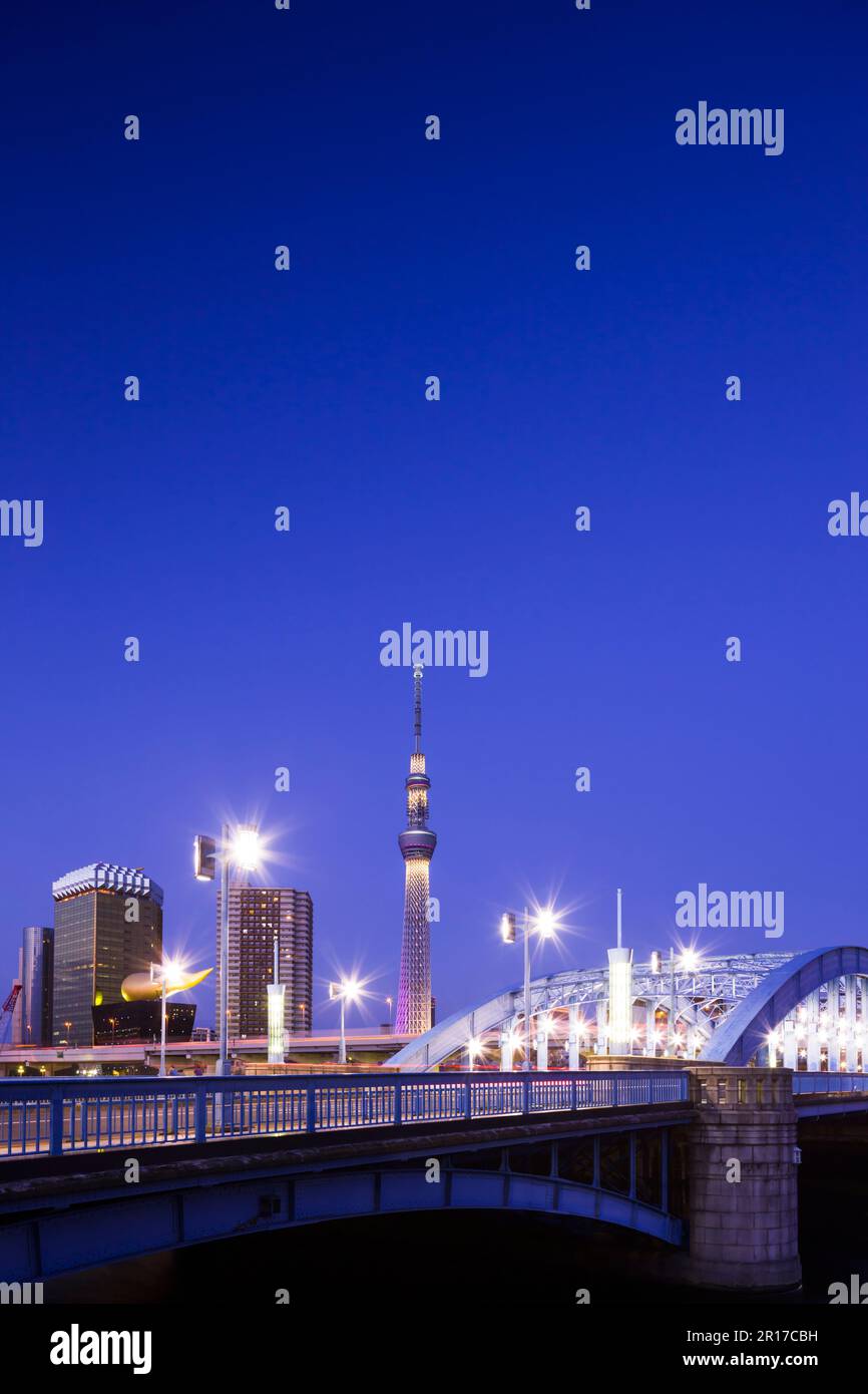 Tokyo Sky Tree and Komagata Bridge Stock Photo - Alamy