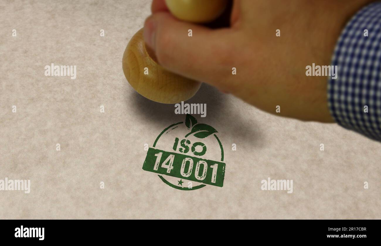 Iso certificate label hi-res stock photography and images - Alamy