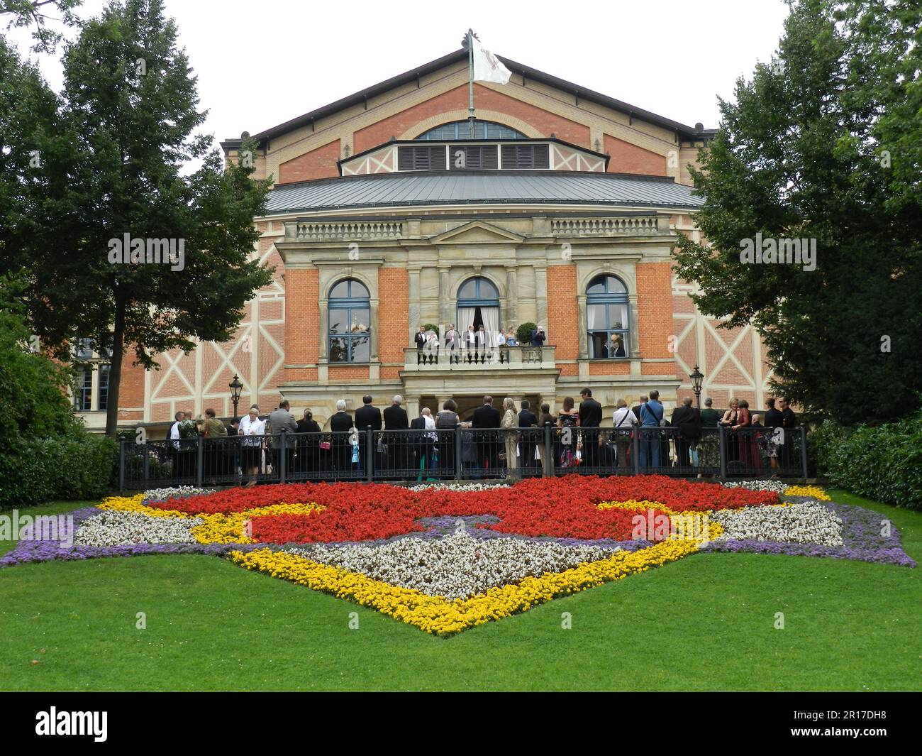 Germany, Bavaria, Bayreuth: the Festival Theatre on the "Grüner Hügel ...