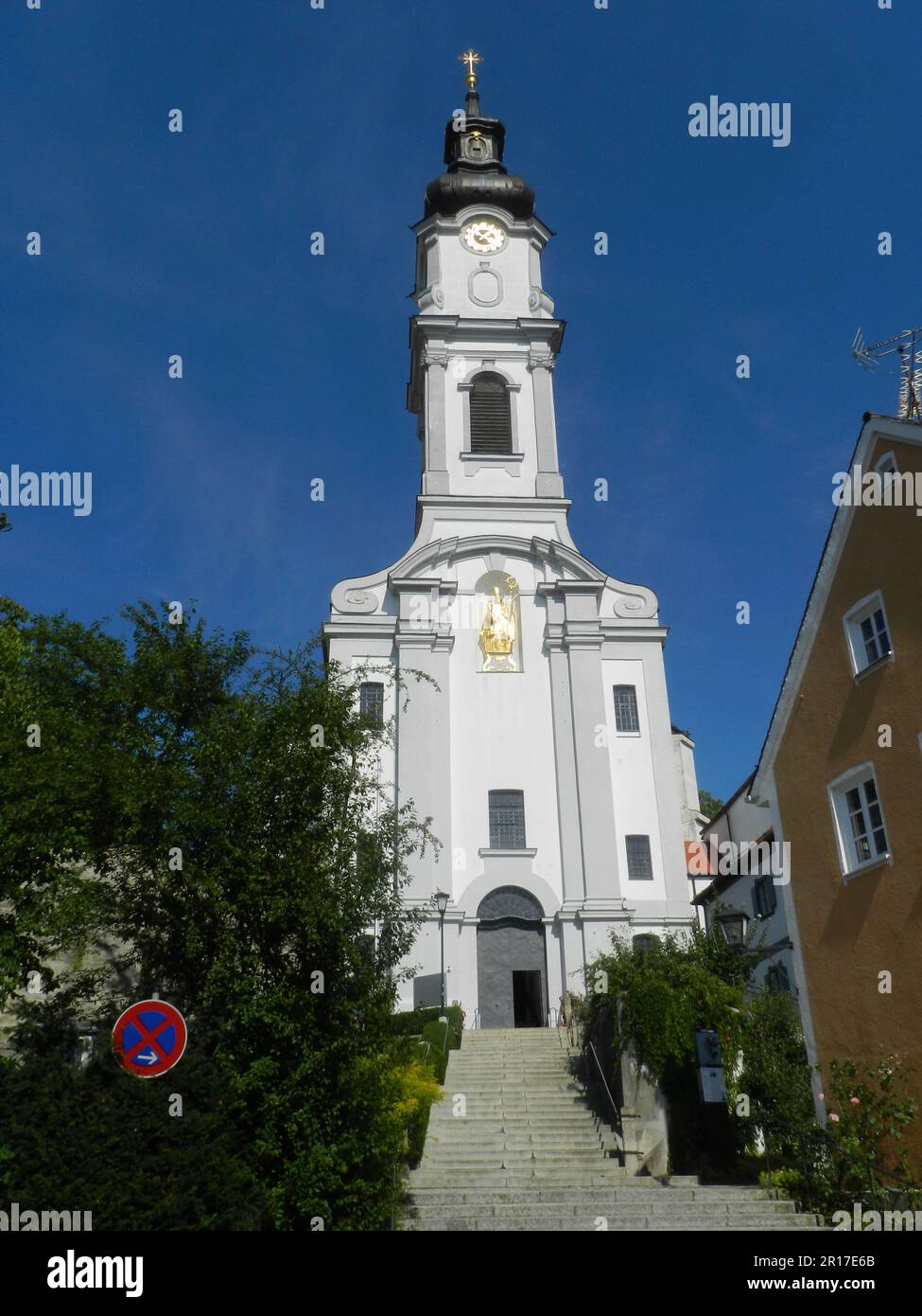 Germany, Upper Bavaria, Altomunster: the Baroque Abbey Church of the ...