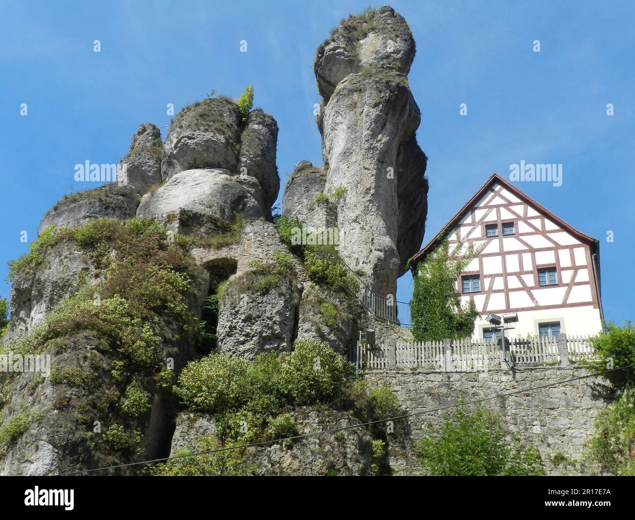 Germany, Bavaria, Tuchersfeld in "Franconian Switzerland": bizarre ...