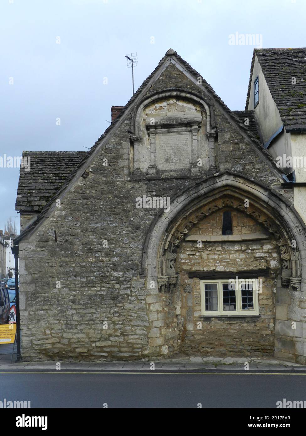 England, Wiltshire, Malmesbury: St. John's Almshouse (17th century ...