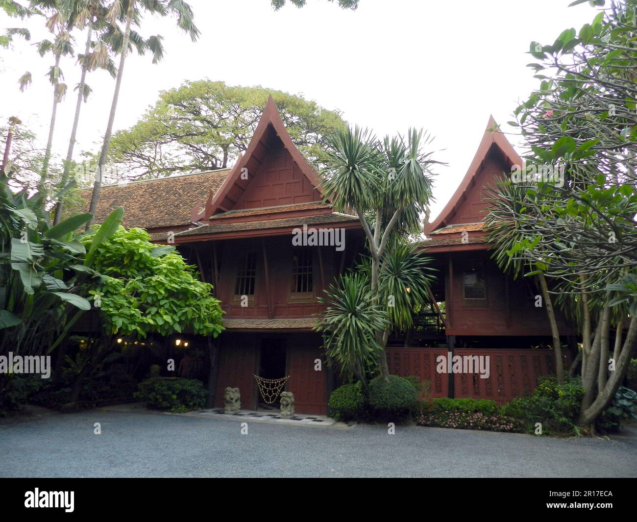 Thailand, Bangkok: Jim Thompson's House, an assemblage of traditional ...