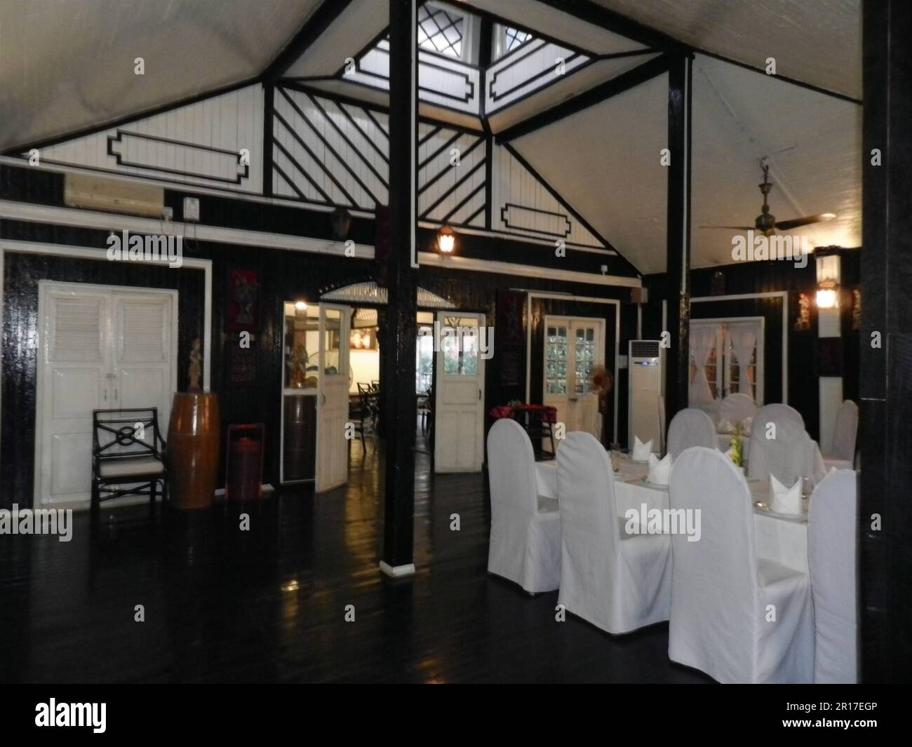 Myanmar, Yangon: Dining Room in the former home of General Aung San ...