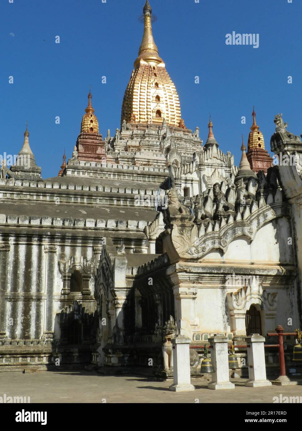 Myanmar, Bagan: Ananda Phaya, built about 1100 by King Kyanzittha is ...
