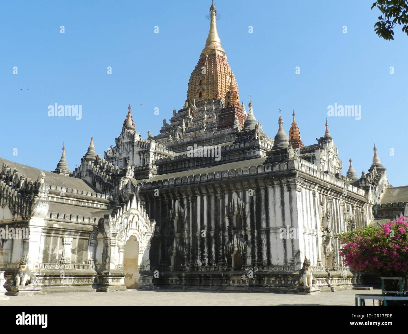 Myanmar, Bagan: Ananda Phaya, built about 1100 by King Kyanzittha is ...