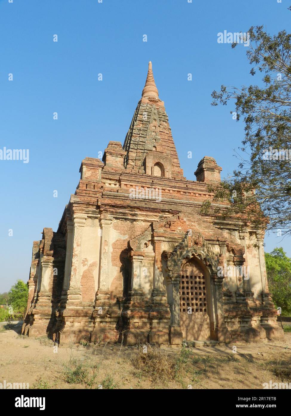 Myanmar, Bagan: the Wetkyi-In-Gubyaukgyi Temple dates from the 13th ...