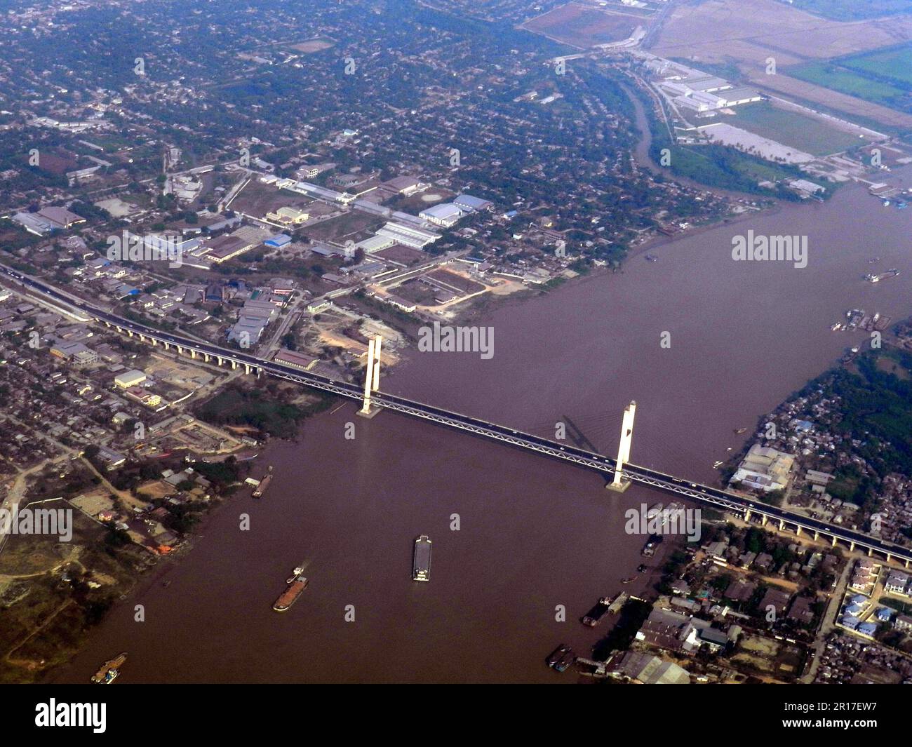 Yangon city aerial hi-res stock photography and images - Alamy