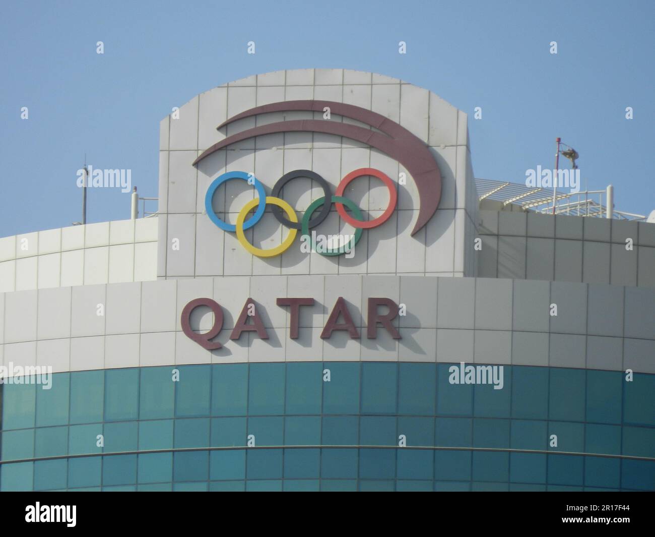 Qatar, Doha: Olympic Games Building Stock Photo - Alamy
