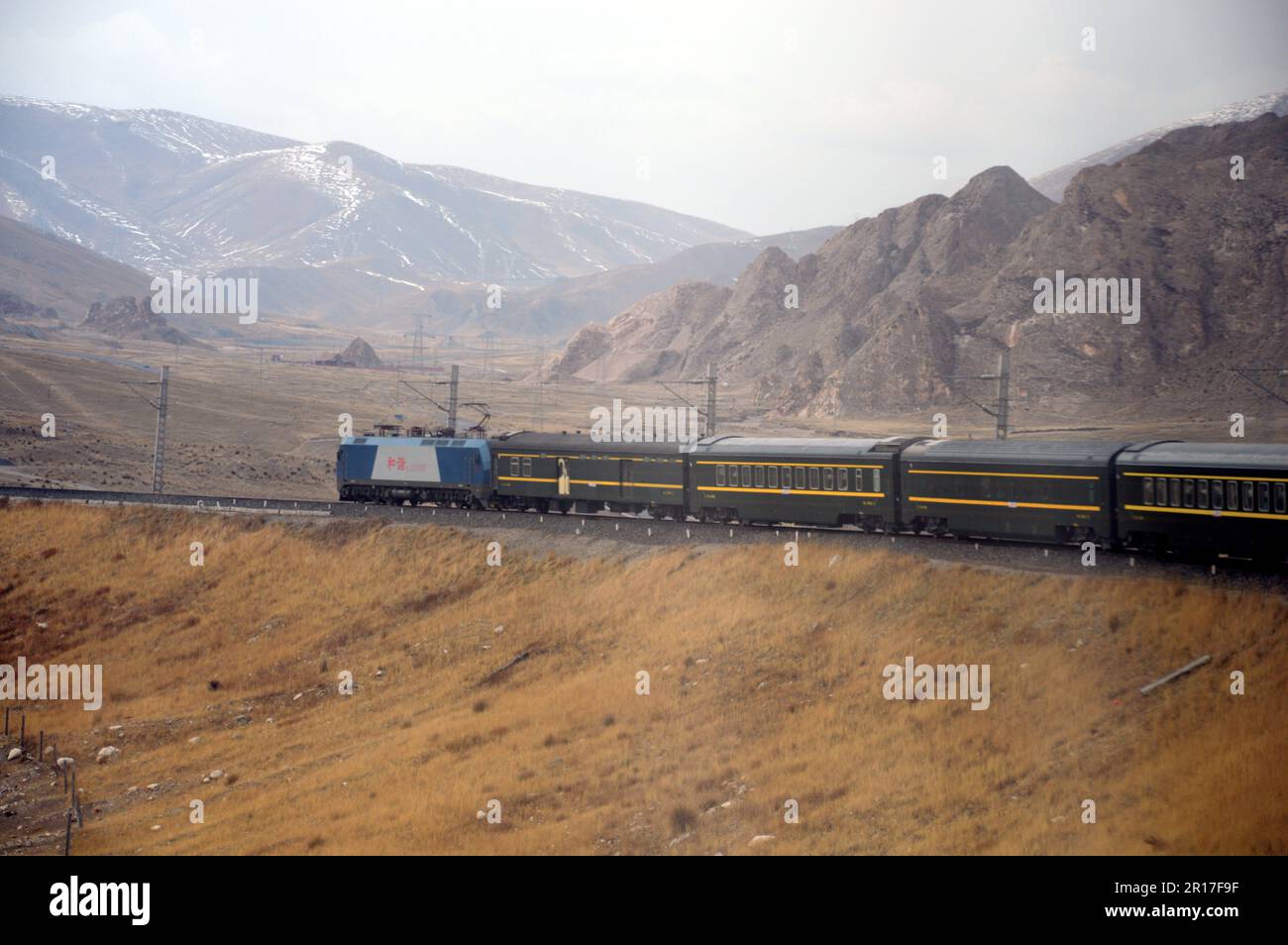 People's Republic of China, Tibet: locomotive of the newly opened Tibet ...