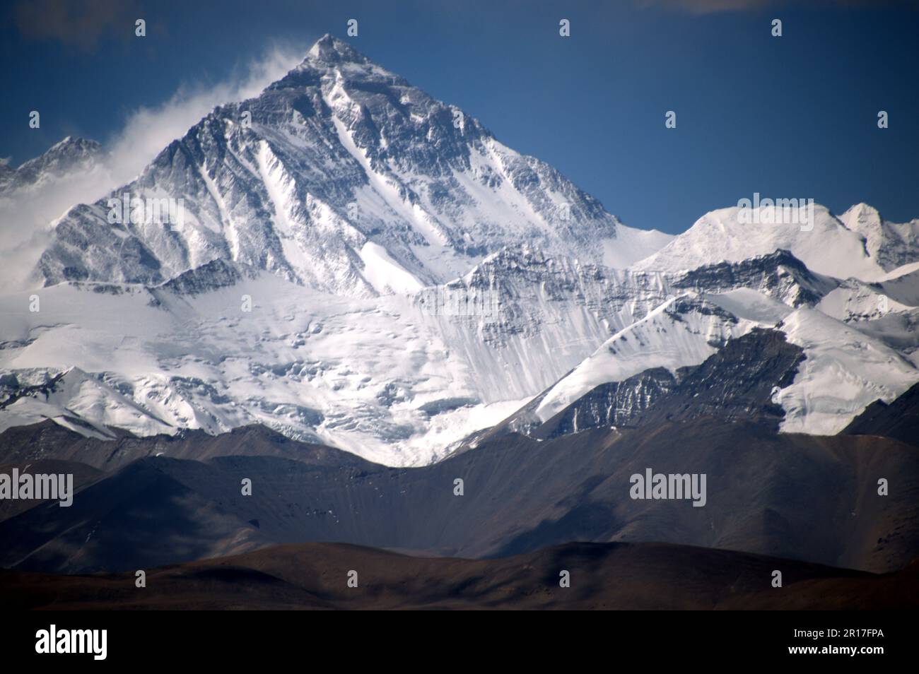 People's Republic of China, Tibet: Mount Everest/ Qomolangma (8848m ...