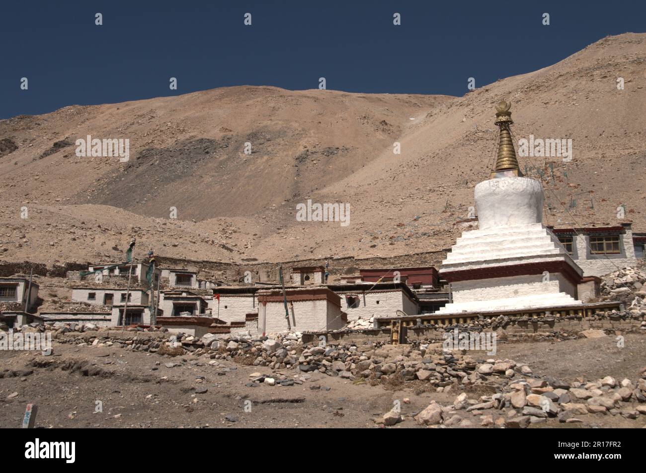 People's Republic of China, Tibet: Rongphu/Rongbuck Monastery, at 4980 ...