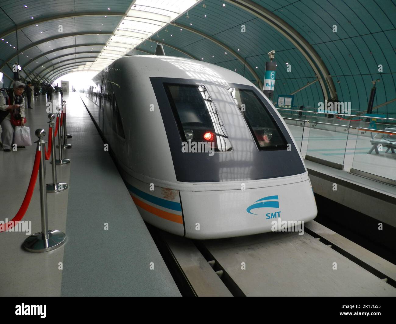 People's Republic of China, Shanghai: front of the Maglev train in ...