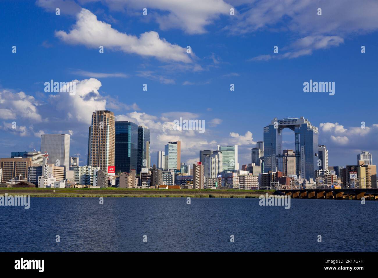 Buildings in Osaka Stock Photo - Alamy