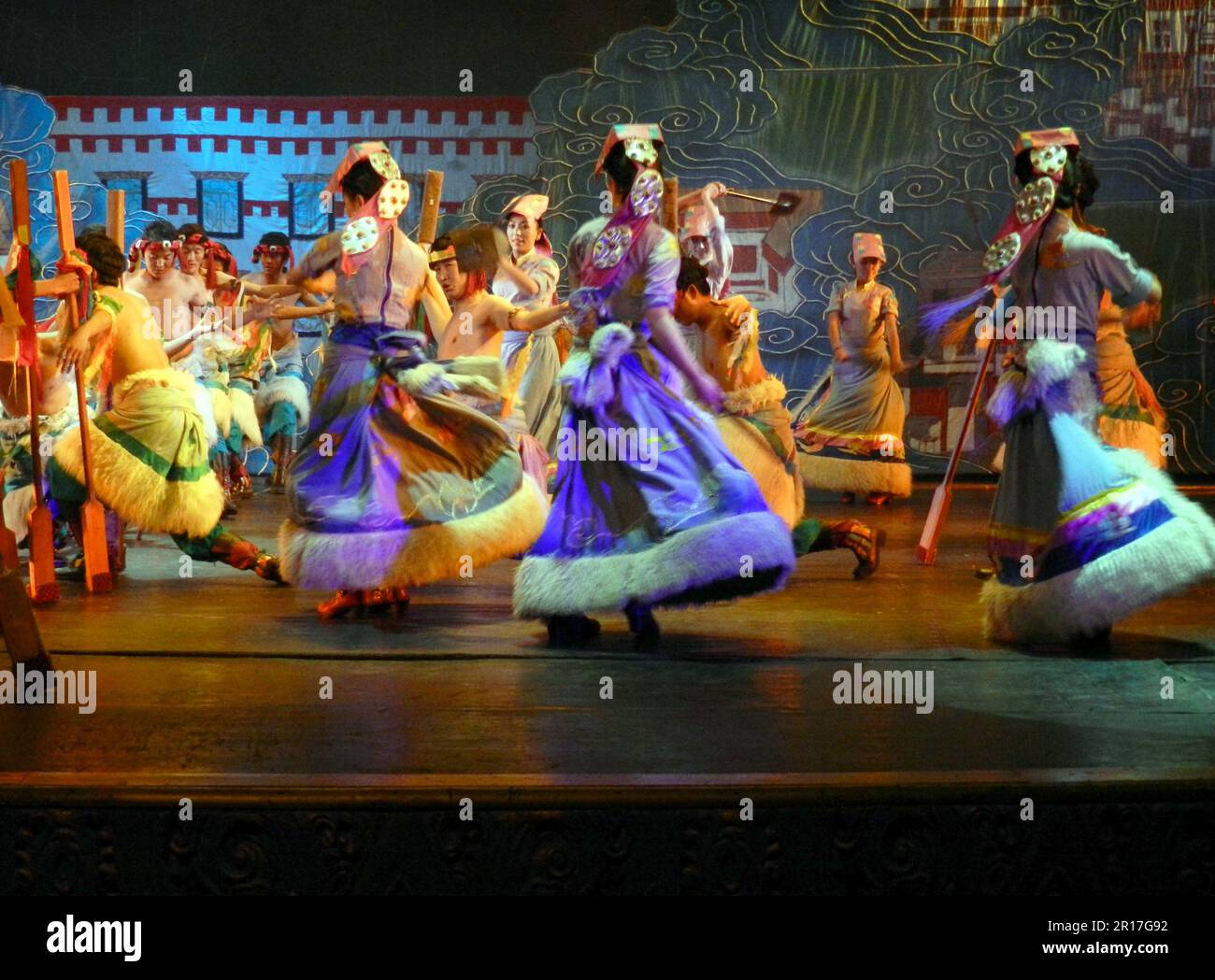 People's Republic of China, Tibet, Lhasa: a colourful presentation of ...