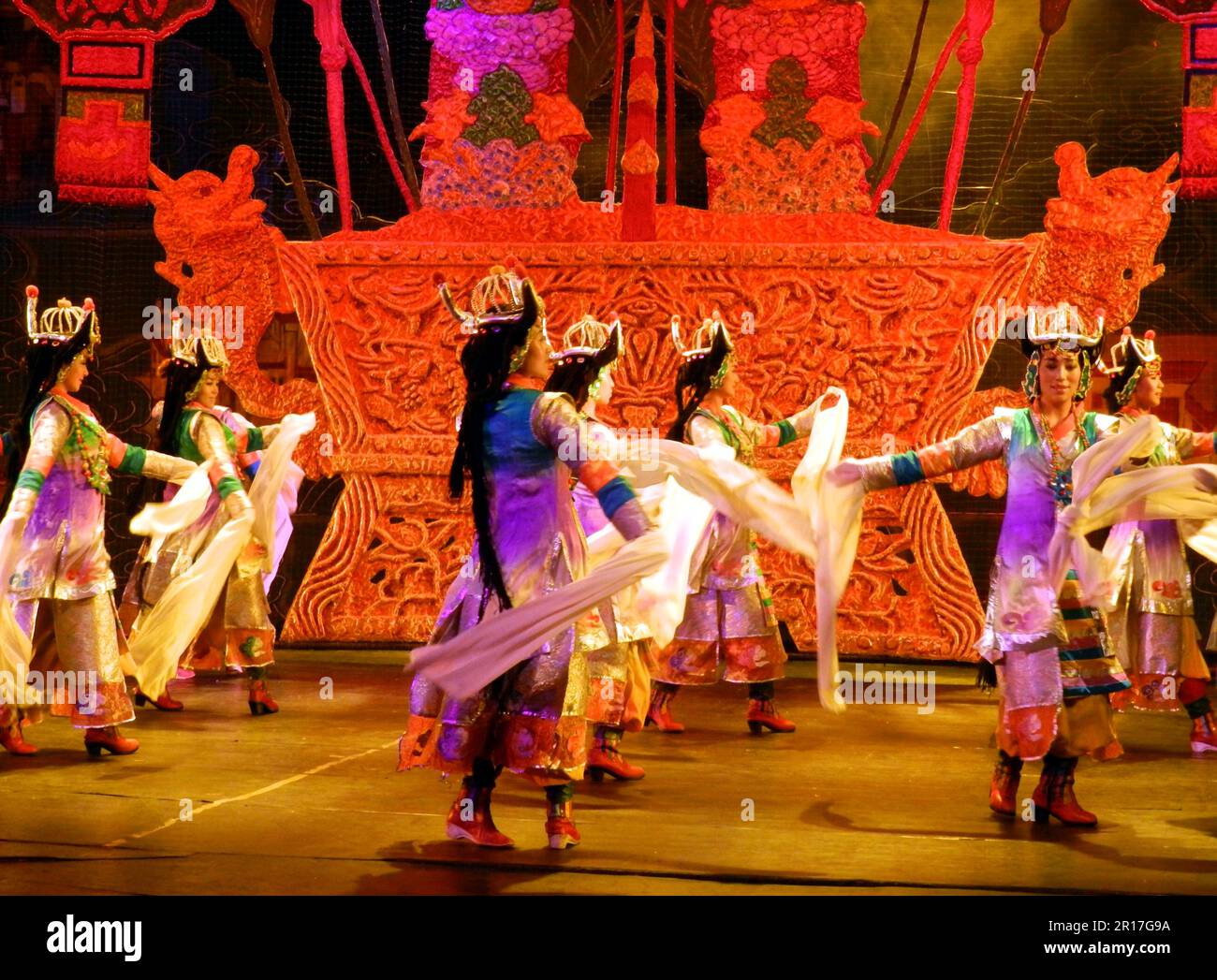 People's Republic of China, Tibet, Lhasa: a colourful presentation of ...