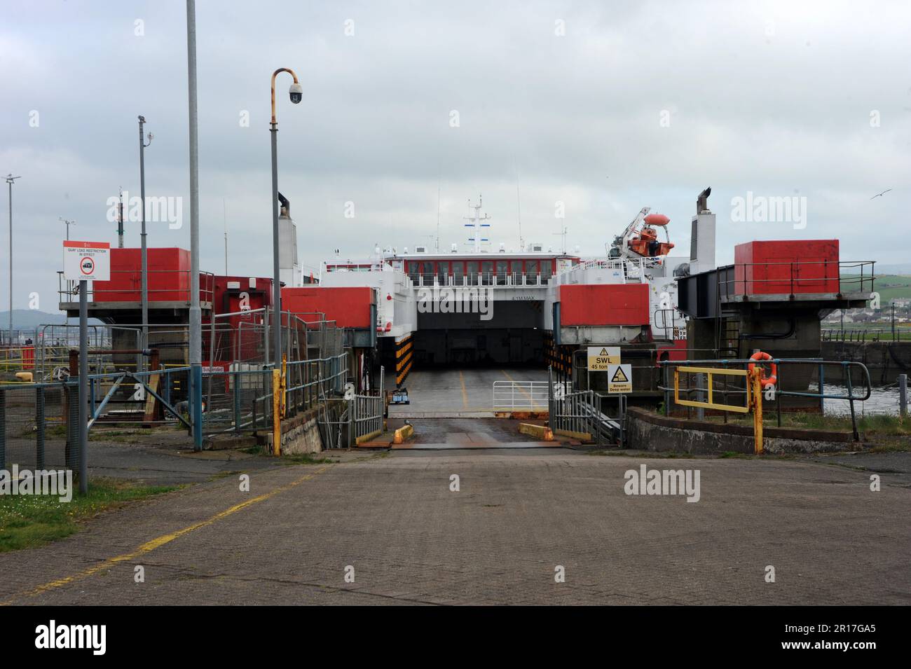 MV Alfred from Pentland ferries prepares to cover Arran Ardrossan route ...