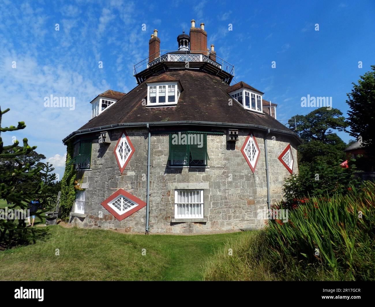 England, Devon, Exmouth: A La Ronde, a dwelling of unusual circular ...