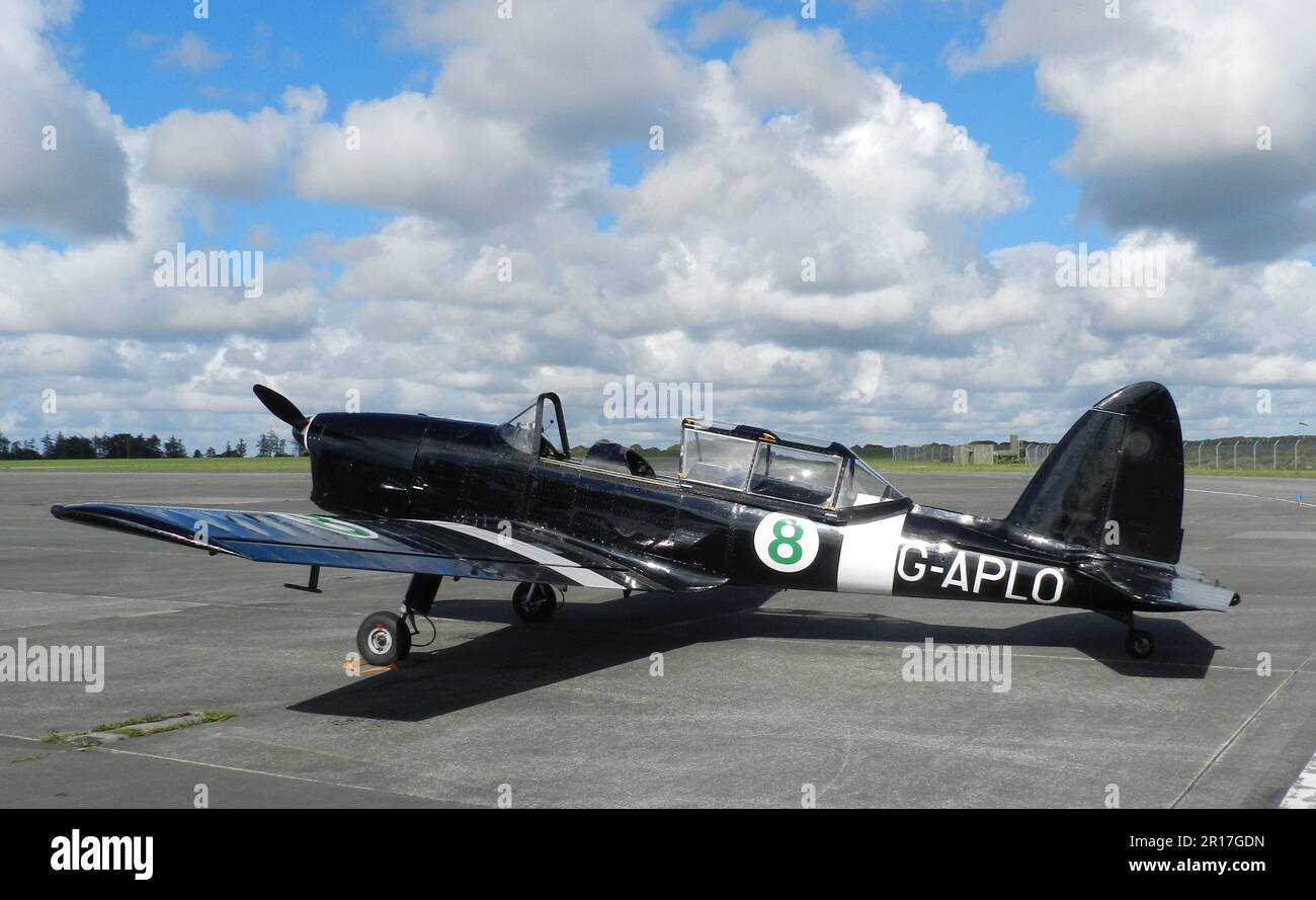 England, Cornwall, Newquay: DHC-1 Chipmunk 22A trainer of the Classic ...