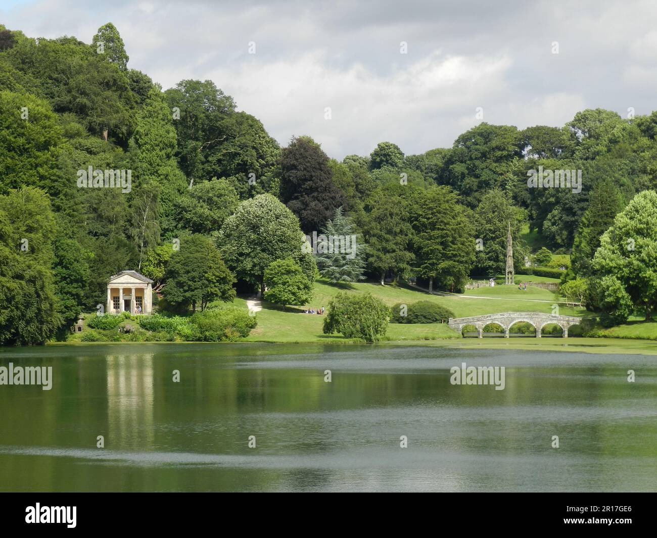 England, Wiltshire, Stourhead: Stourhead Landscape Garden: the Temple ...