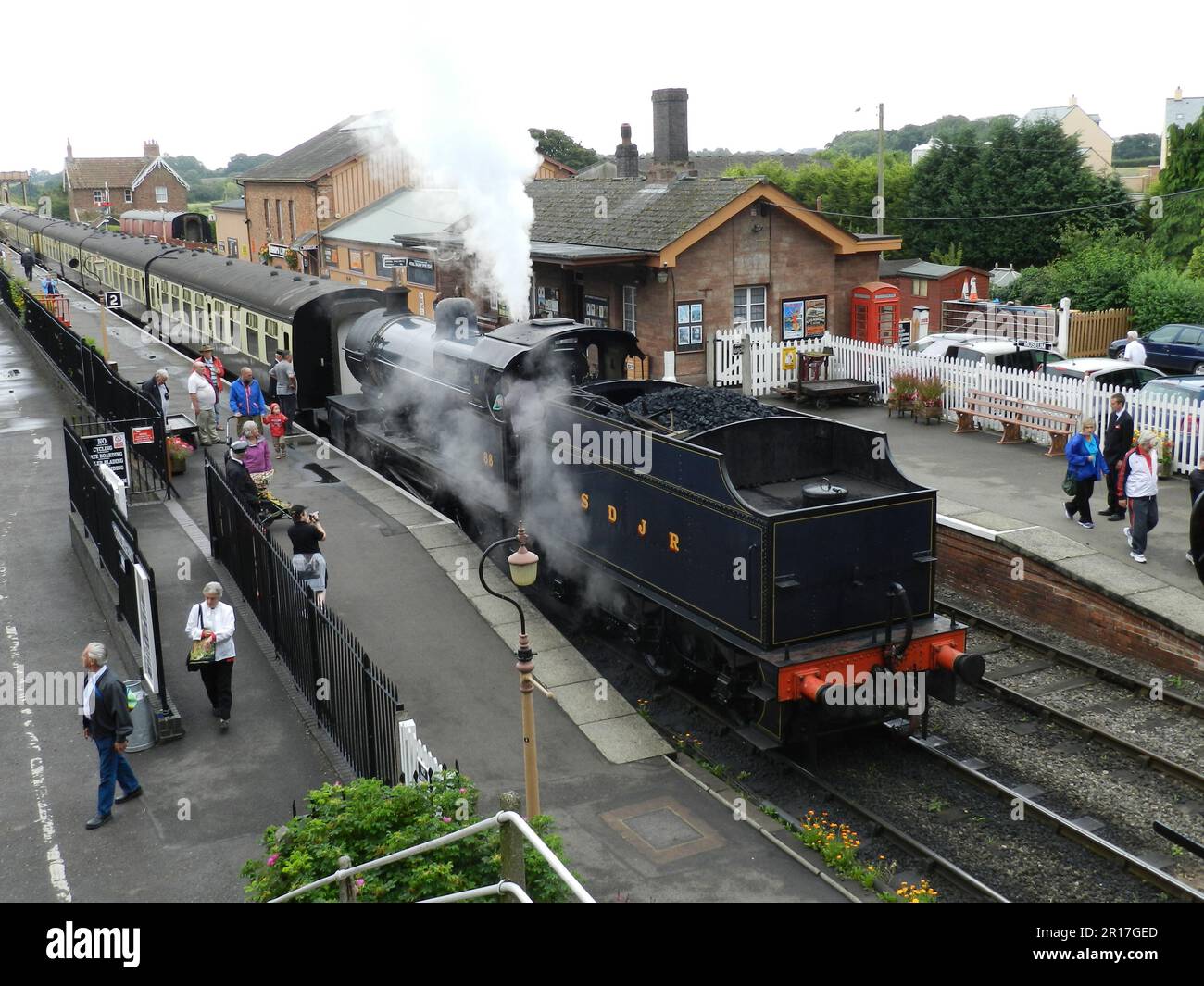 England, Devon, Bishops Lydeard: locomotive number 88 of the West ...
