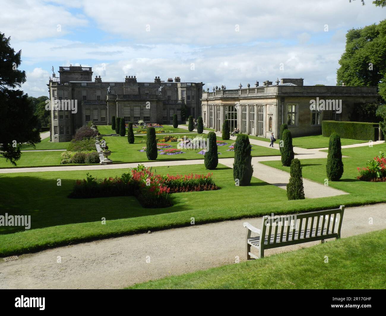 England, Cheshire: The Orangery Terrace at Lyme Park, House and Garden ...