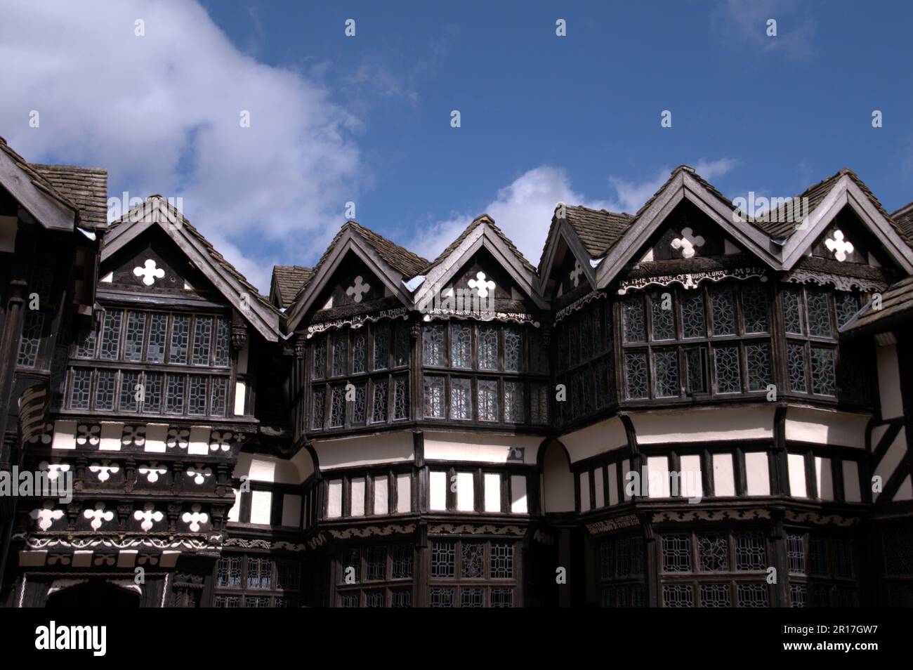 England, Cheshire, Congleton: Little Moreton Hall (National Trust), a ...