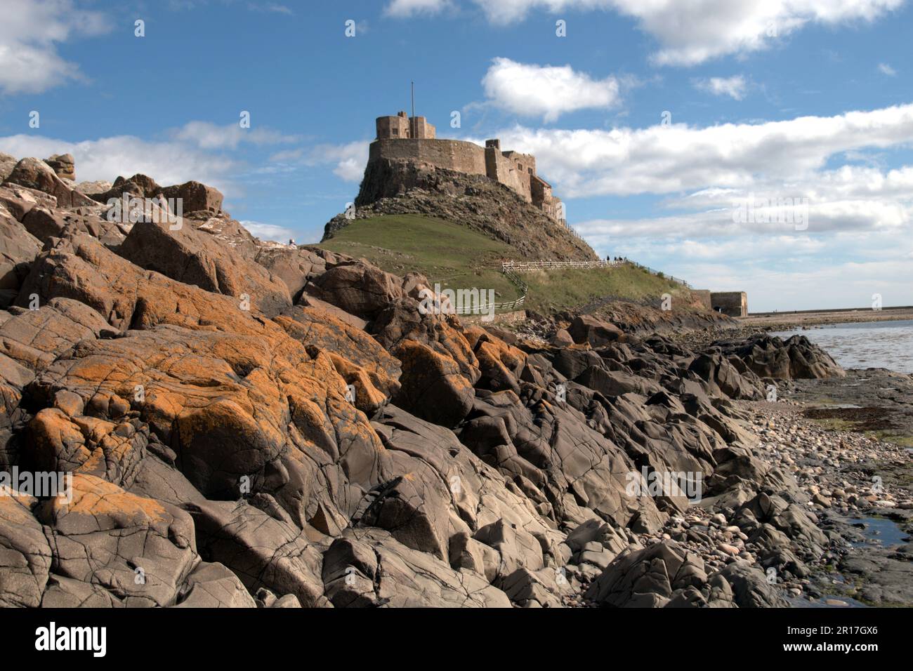 England, Northumberland, Holy Island, Lindisfarne Castle (National ...