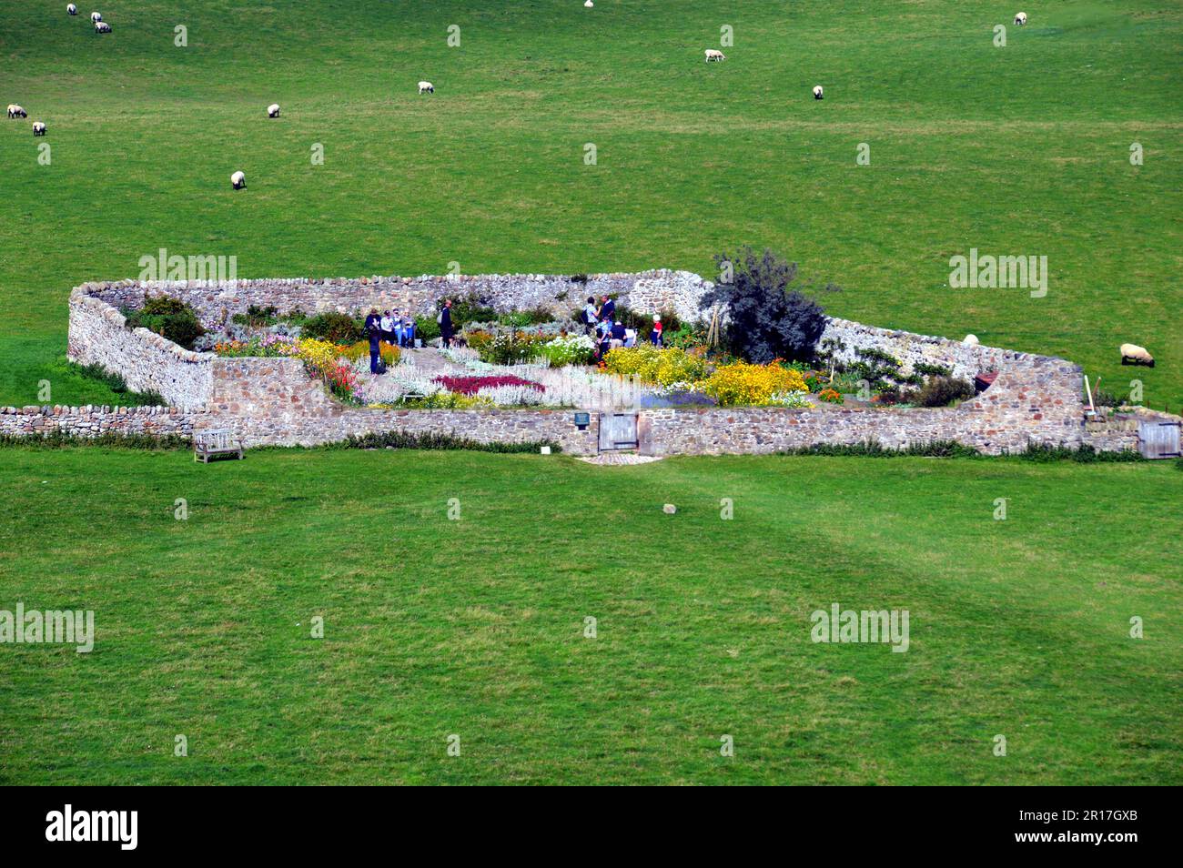 England, Northumberland, Holy Island, Lindisfarne Castle (National ...