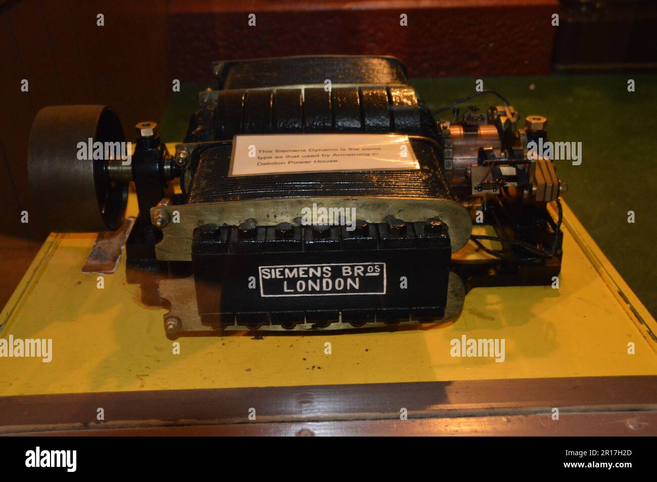 England, Northumberland, Cragside (National Trust): Siemens dynamo ...