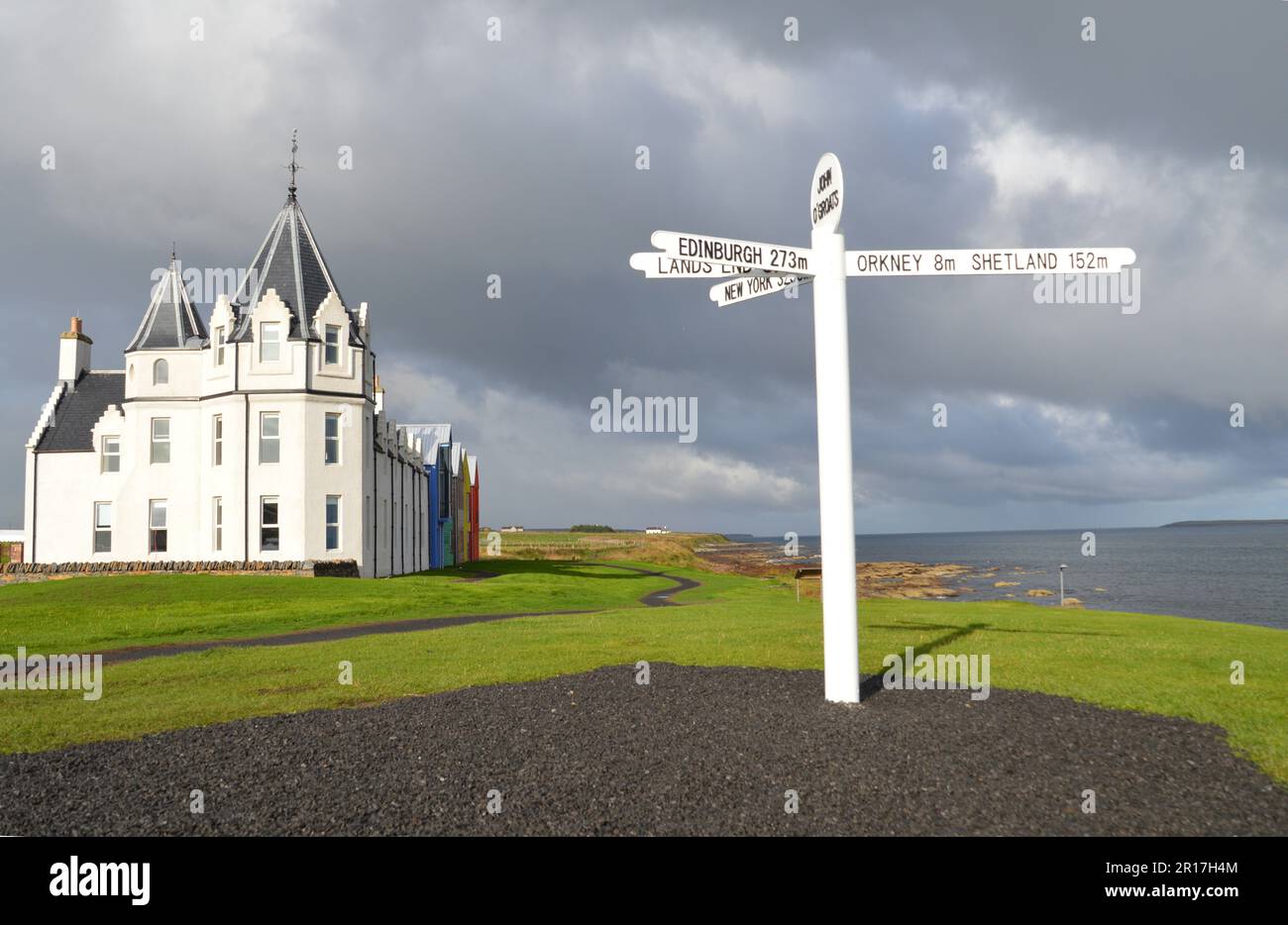 Scotland, Caithness, John o'Groats: John o'Groats House Hotel and the ...