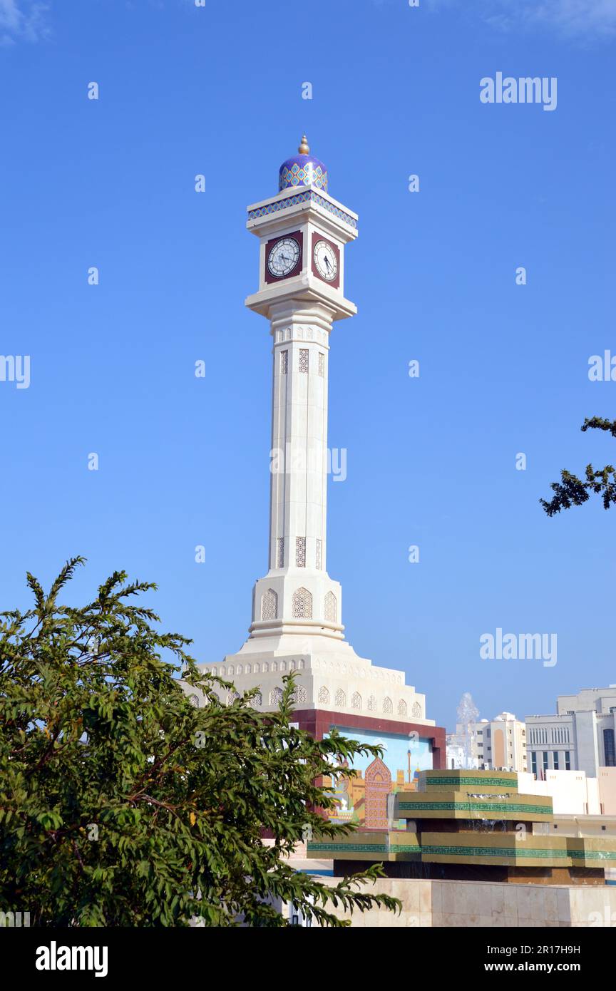 Ruwi clock tower hi-res stock photography and images - Alamy
