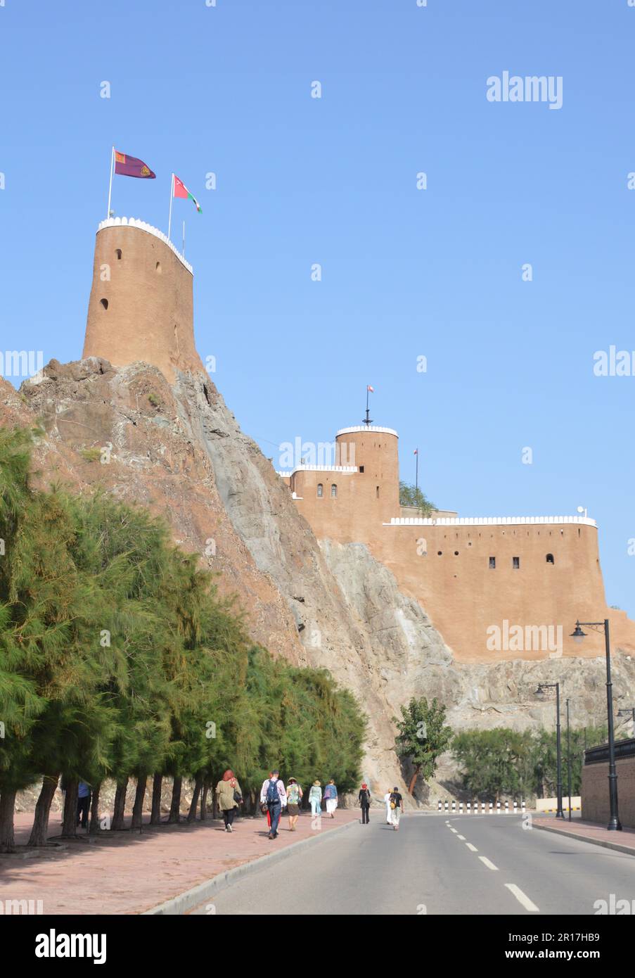 Oman, Muscat: Mirani Fort, built by the Portuguese in the 16th century ...