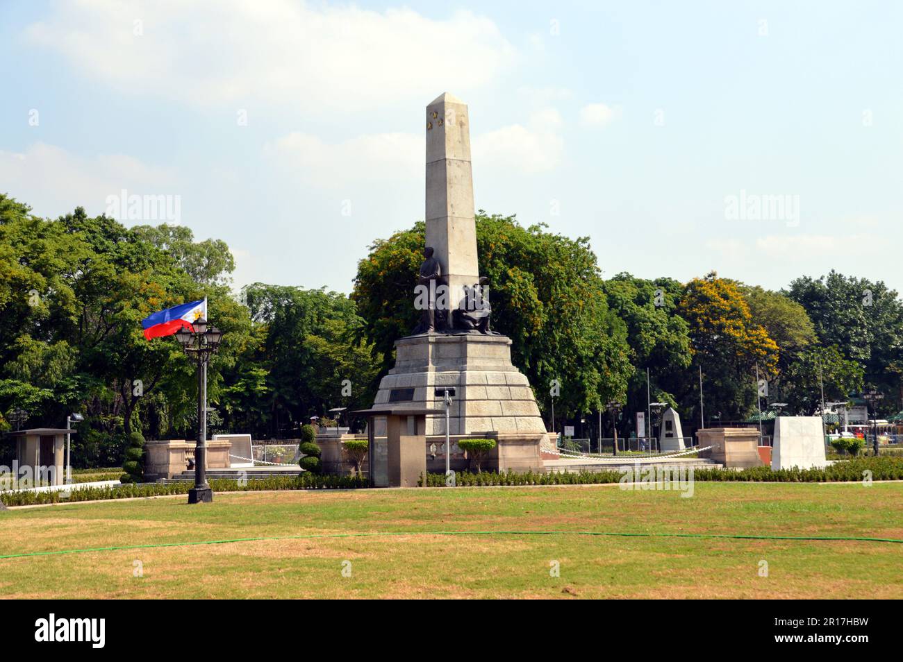 The Philippines, Manila: monument to Dr. José Rizal in Rizal Park Stock ...