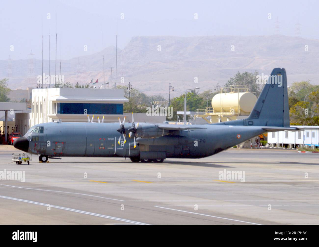 Oman, Muscat: 61-PG, Lockheed AC-130H of the French Air Force at Muscat ...