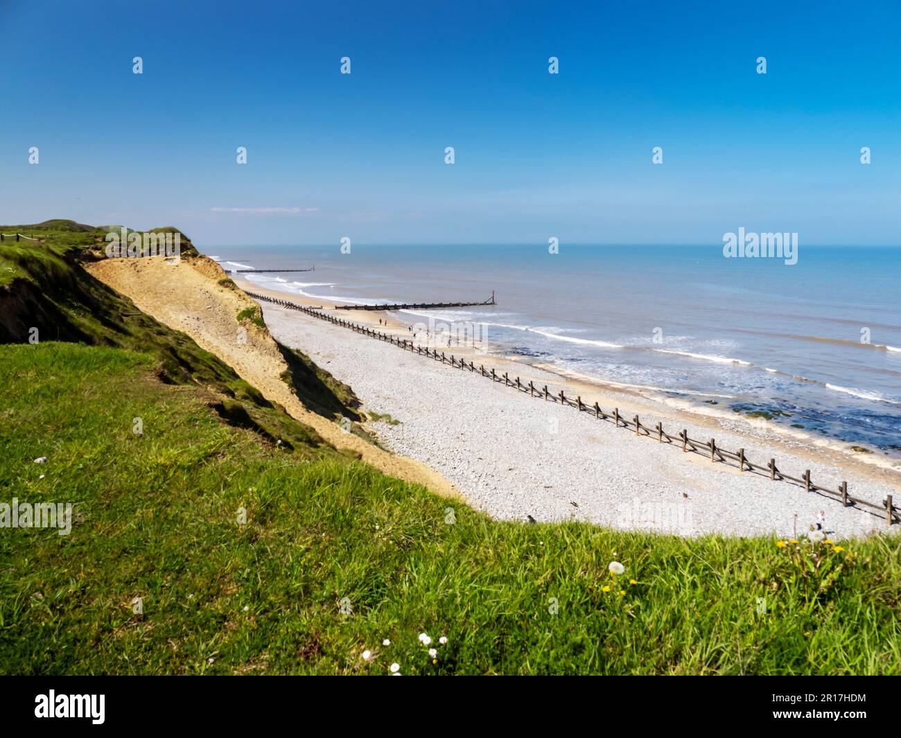 Eroding sea cliffs at West Runton, Norfolk, UK Stock Photo - Alamy