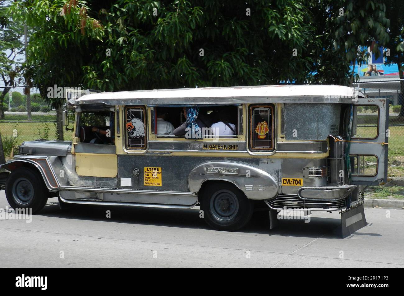 The Philippines, Angeles: the ubiquitous Jeepney, originally a modified ...