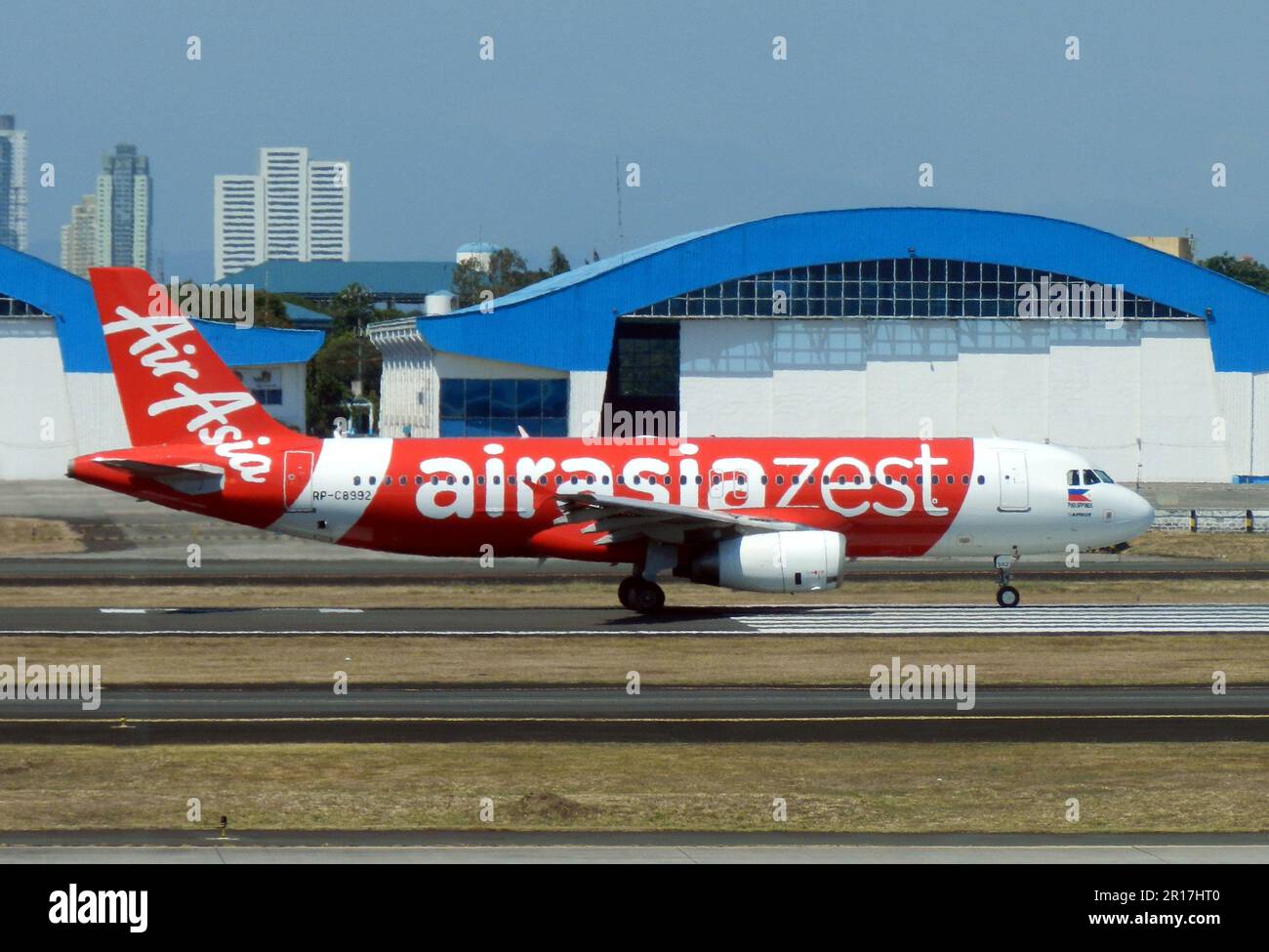 The Philippines, Manila: RP-C8992 Airbus A.320-232 of Air Asia Zest at Ninoy Aquino ...