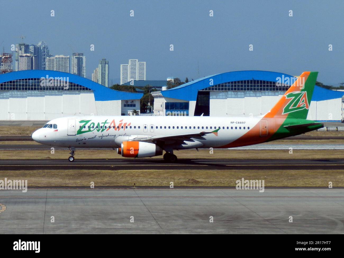 The Philippines, Manila: RP-C8897 Airbus A.320-232 of Zest Airways at ...